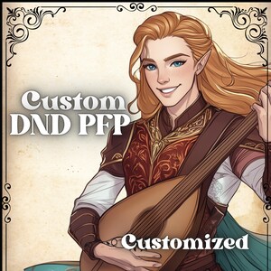 Custom DND Character Dungeons and Dragons Art Illustration Fantasy ...