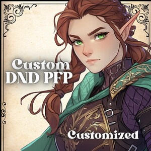 Custom DND Character Dungeons and Dragons Art Illustration Fantasy ...