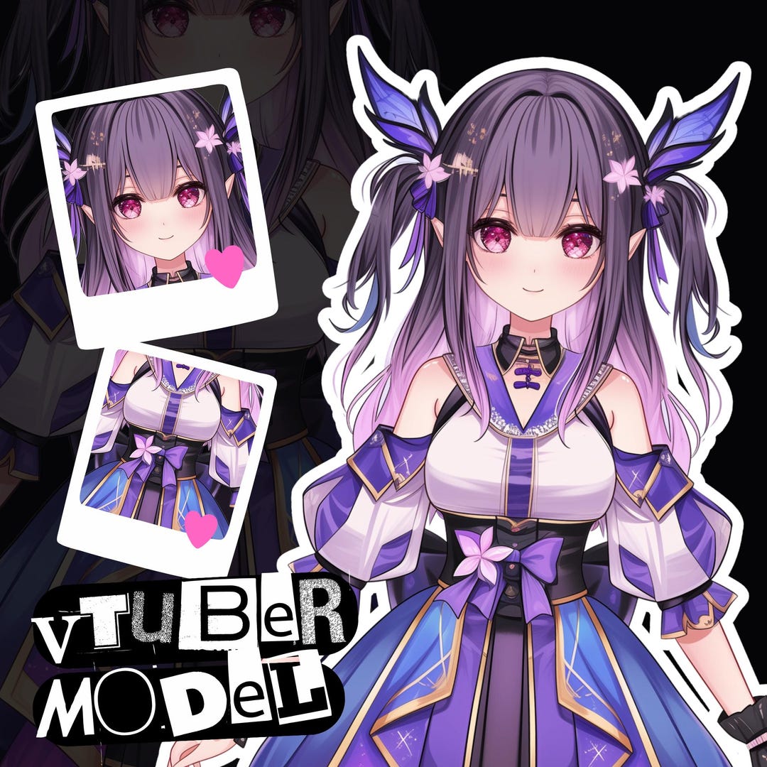 Custom Live2d Vtuber Commission Vtuber Assets Live2d Model Commission ...
