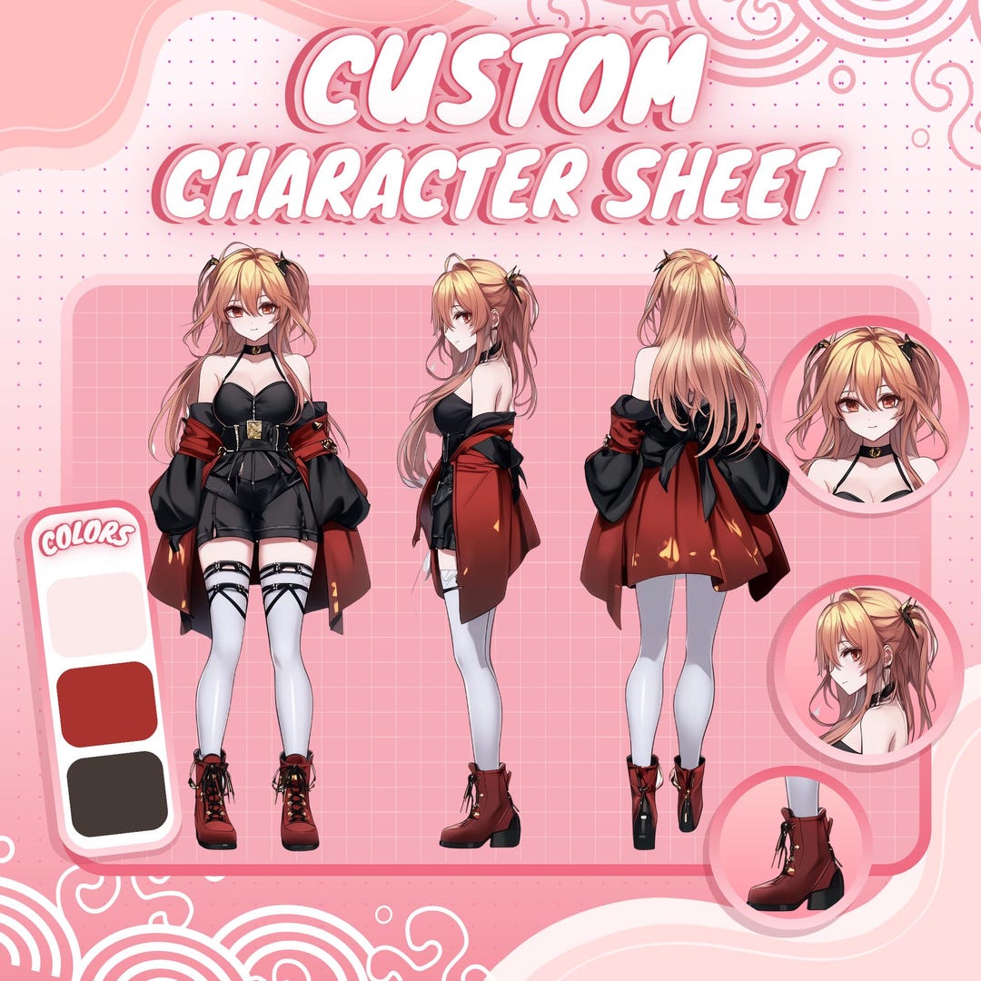 Reference Sheet, Custom Reference Sheet, Reference Sheet Commission ...