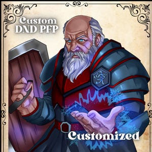 Custom DND Character Dungeons and Dragons Art Illustration Fantasy ...
