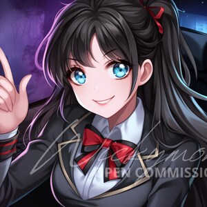 Custom Anime Art | OC, Avatar, Fanart, Portrait, PFP Icon | Original ...