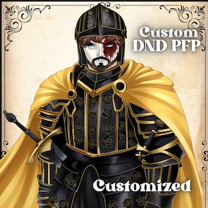Custom DND Character Dungeons and Dragons Art Illustration Fantasy ...