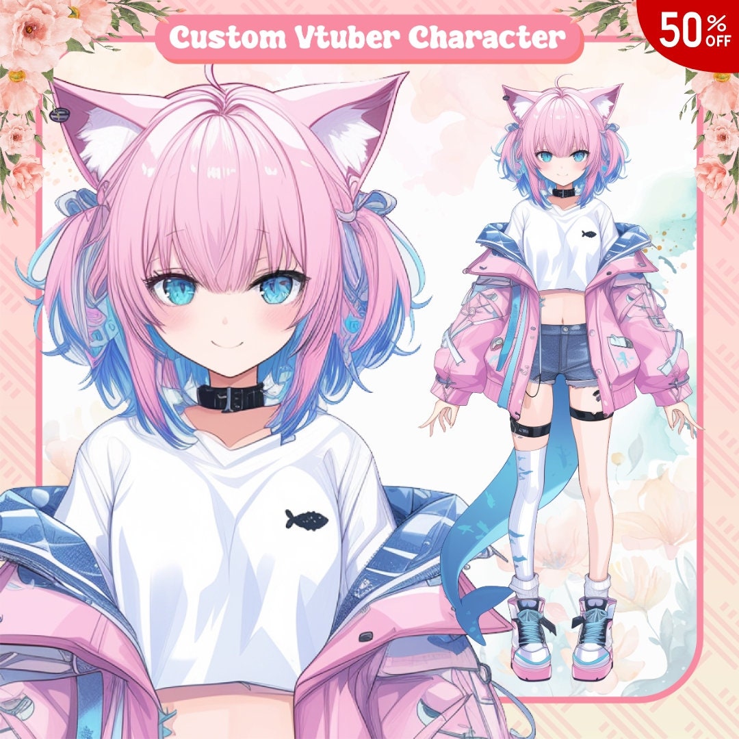 Activos de Vtuber / Pngtuber / Modelo de Vtuber personalizado / Modelo ...