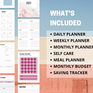 2023 Planner 30 Templates Printable & Editable With Canva KDP - Etsy