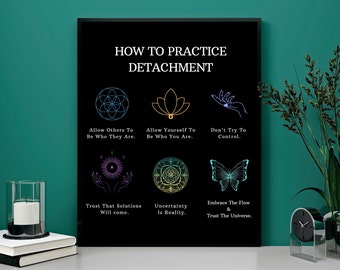 Law of Detachment Poster - Etsy