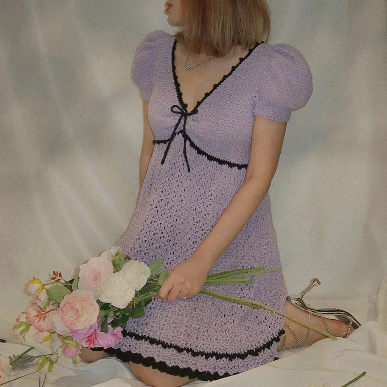 Cream Puff Crochet Top and Crochet Dress Pattern - Etsy
