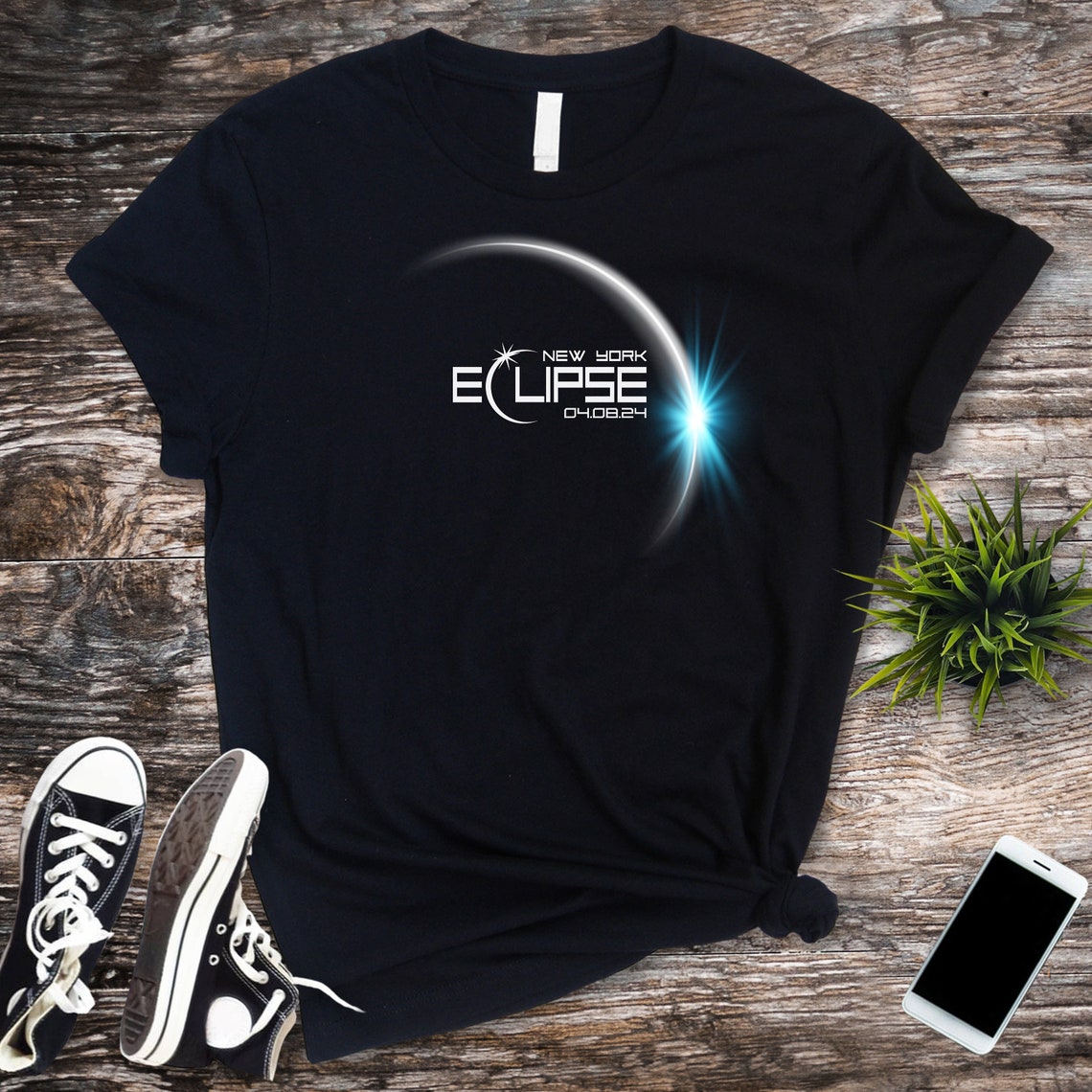 New York Total Eclipse Shirt, Eclipse Gift, Eclipse Souvenir, April 8 ...