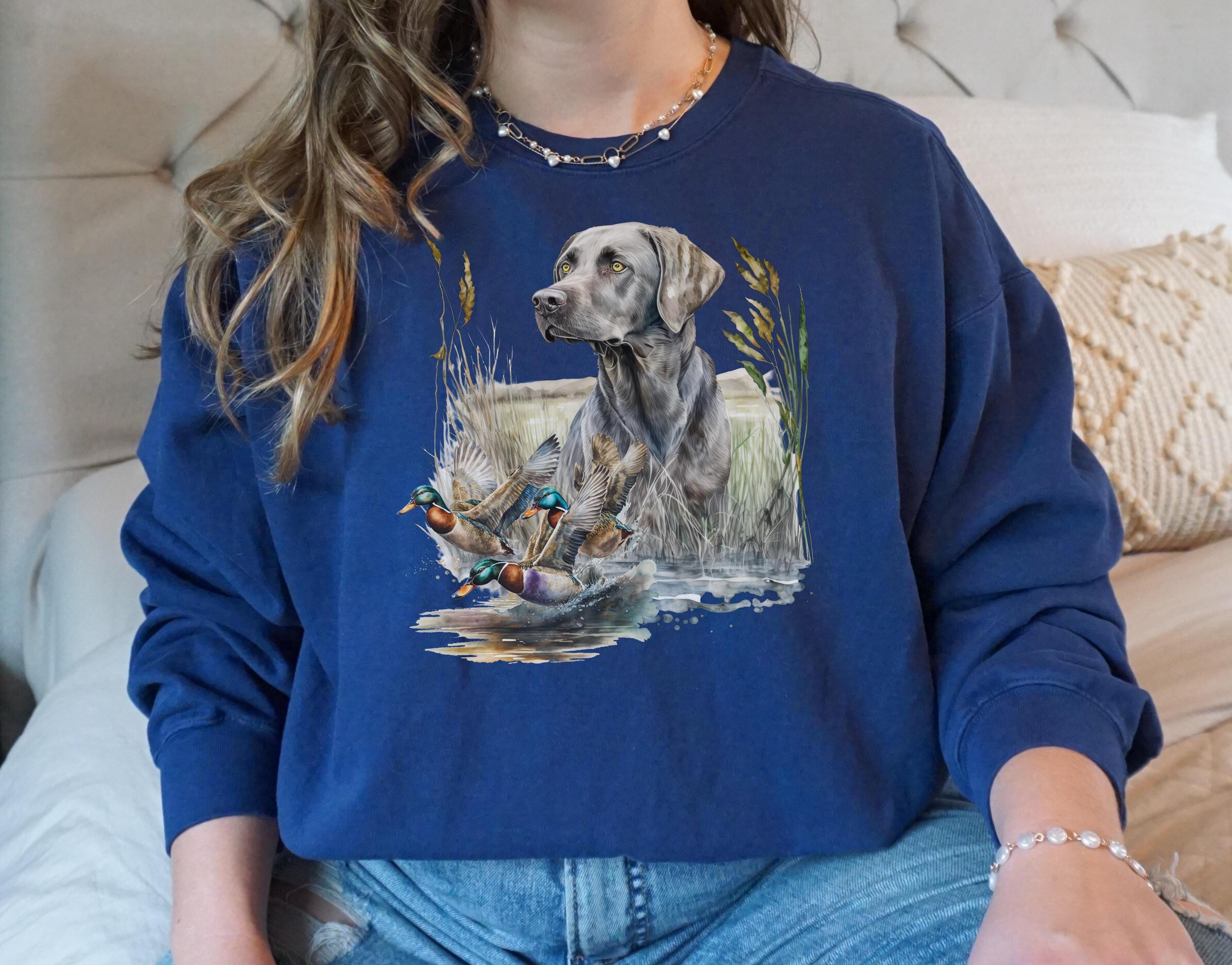 Comfort Colors, Silver Lab Retrieving Duck, Labrador Duck Hunting T ...