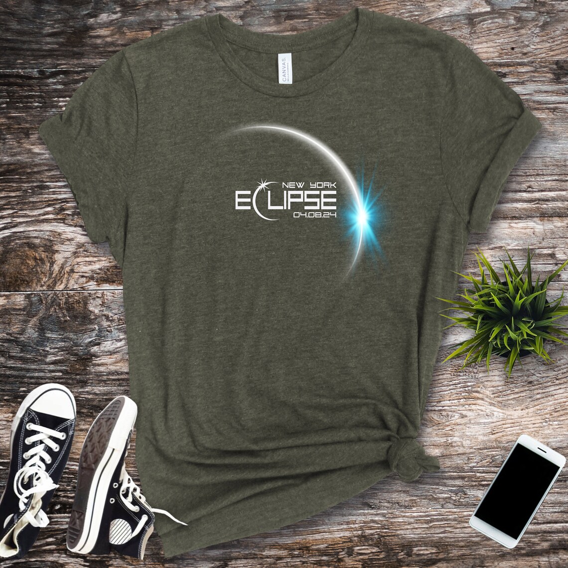 New York Total Eclipse Shirt, Eclipse Gift, Eclipse Souvenir, April 8 ...