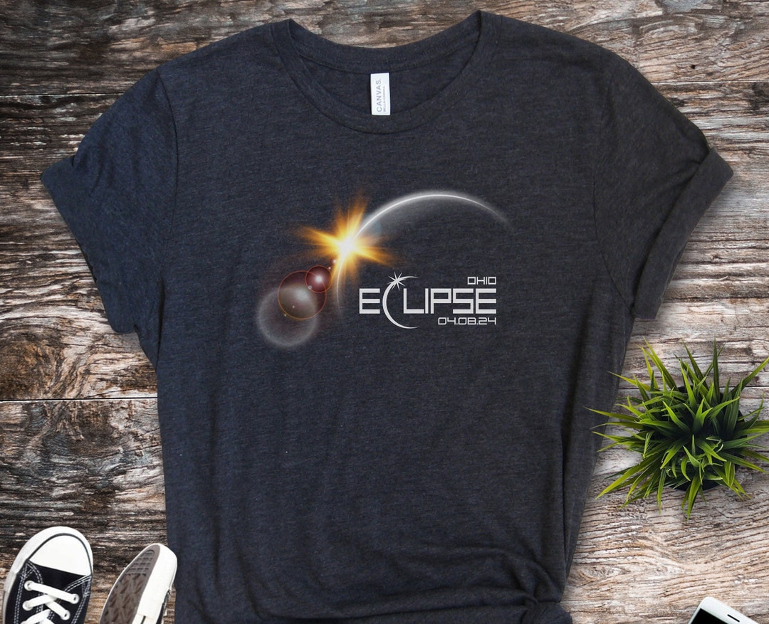 Ohio Total Solar Eclipse 2024 Shirt, Eclipse Gift, Eclipse Souvenir ...