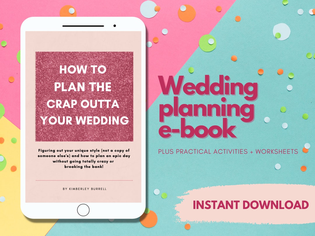 How to Plan the Crap Outta Your Wedding E-book - Etsy Australia