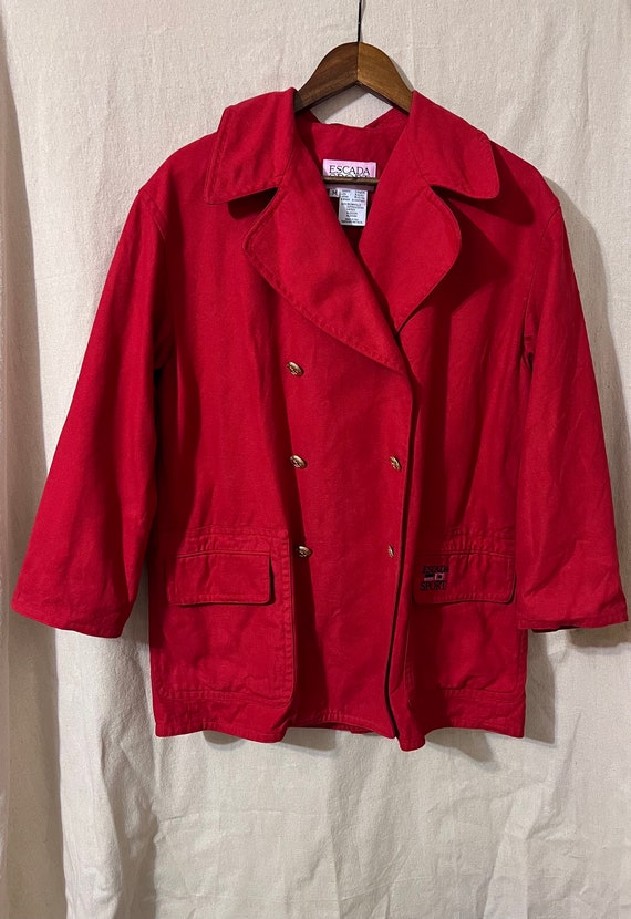 Escada vintage red jacket - Gem