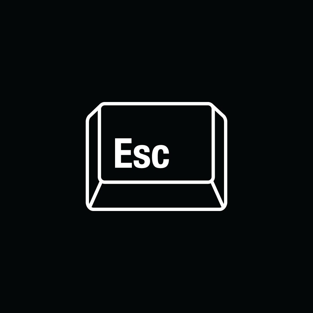 Esc Key SVG File (Instant Download) - Etsy