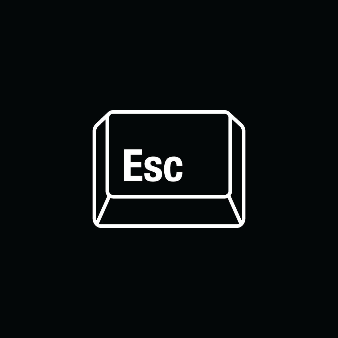 Esc Key SVG File (Instant Download) - Etsy