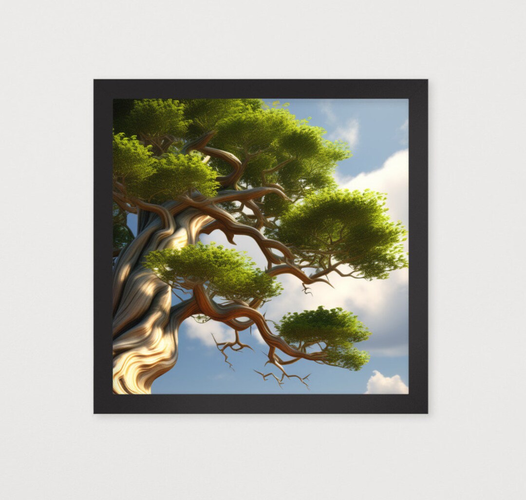 Incredible Styled Tree Painting for Home Decor - Etsy