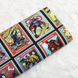 Marvel Superhero Fabric Cartoon Anime Cotton Fabric by the Half Yard - Etsy