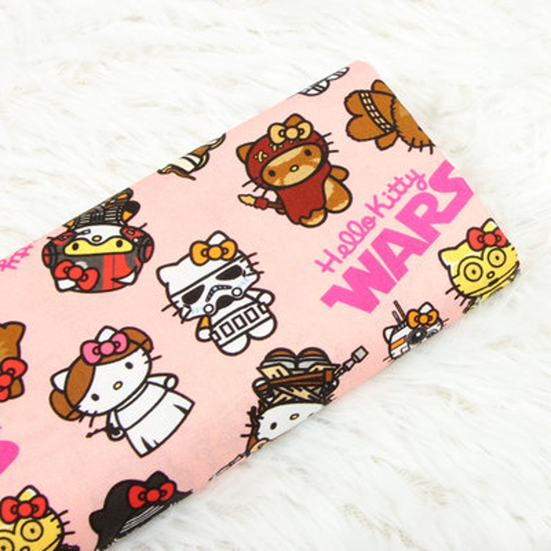 Hello Kitty Fabric Cat Lucky Kitty Fabric Japanese Anime Fabric Anime ...