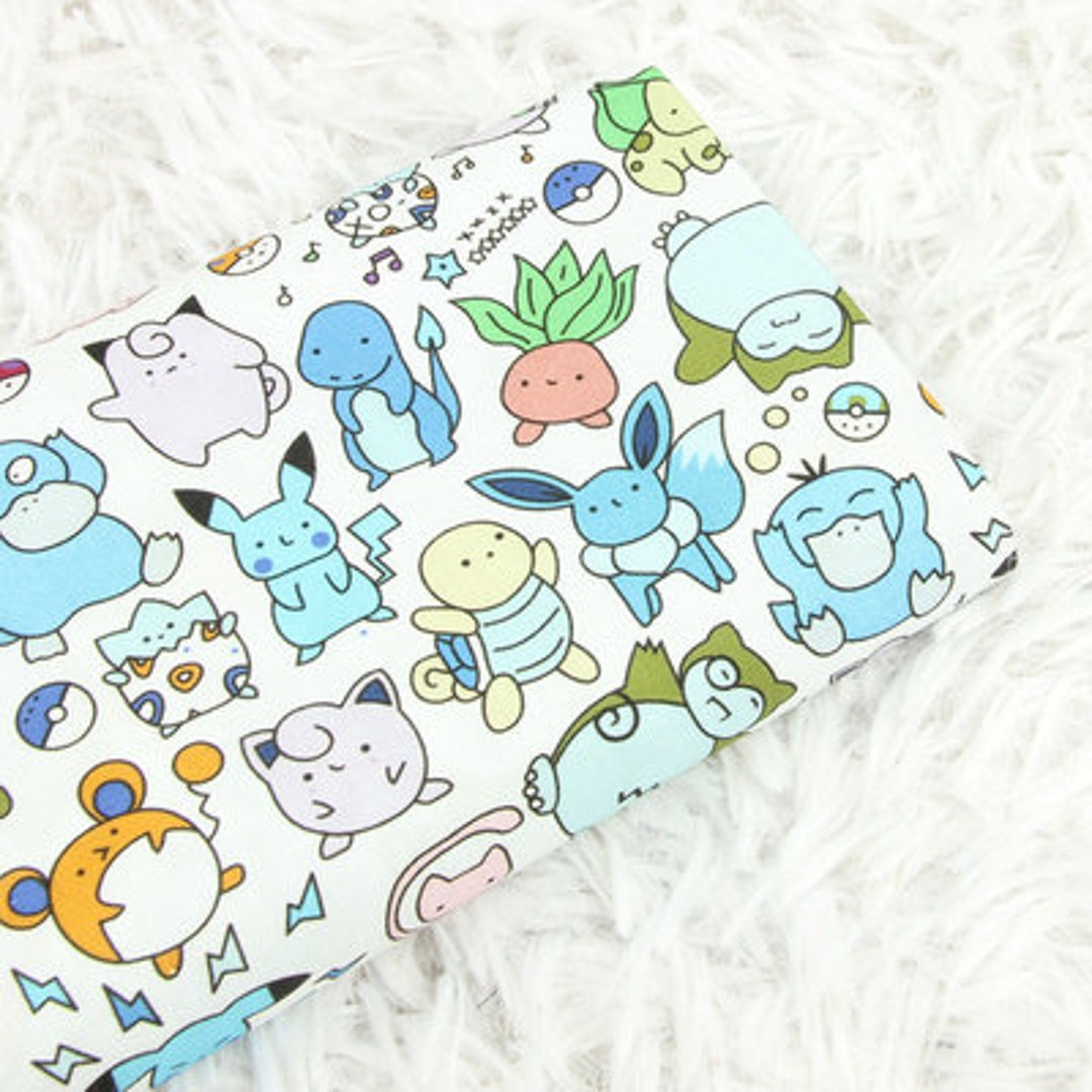 Pokemon Fabric Pikachu Fabric Pocket Monster Cartoon Anime Cotton ...