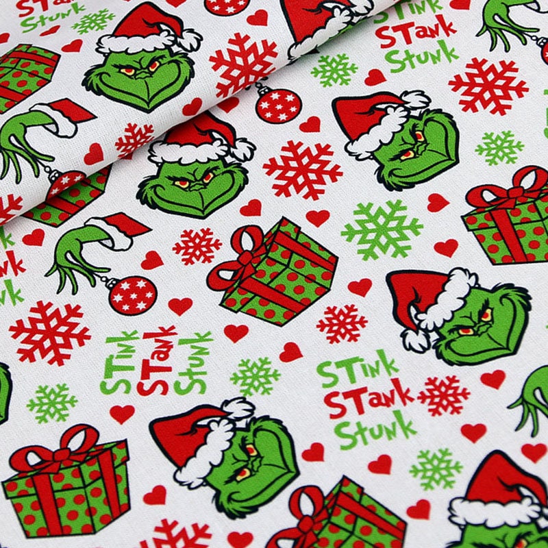 Grinch Fabric - Etsy