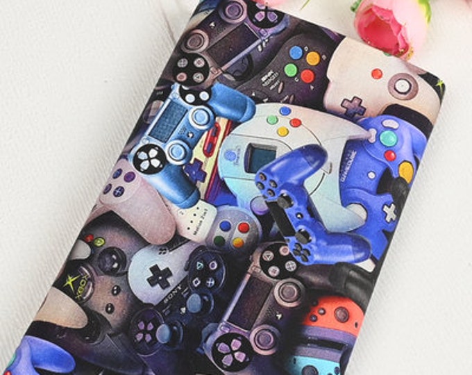 Byte Fabric 8-bit Game Over Firey by Pennyroyal Byte Vintage Video Game ...