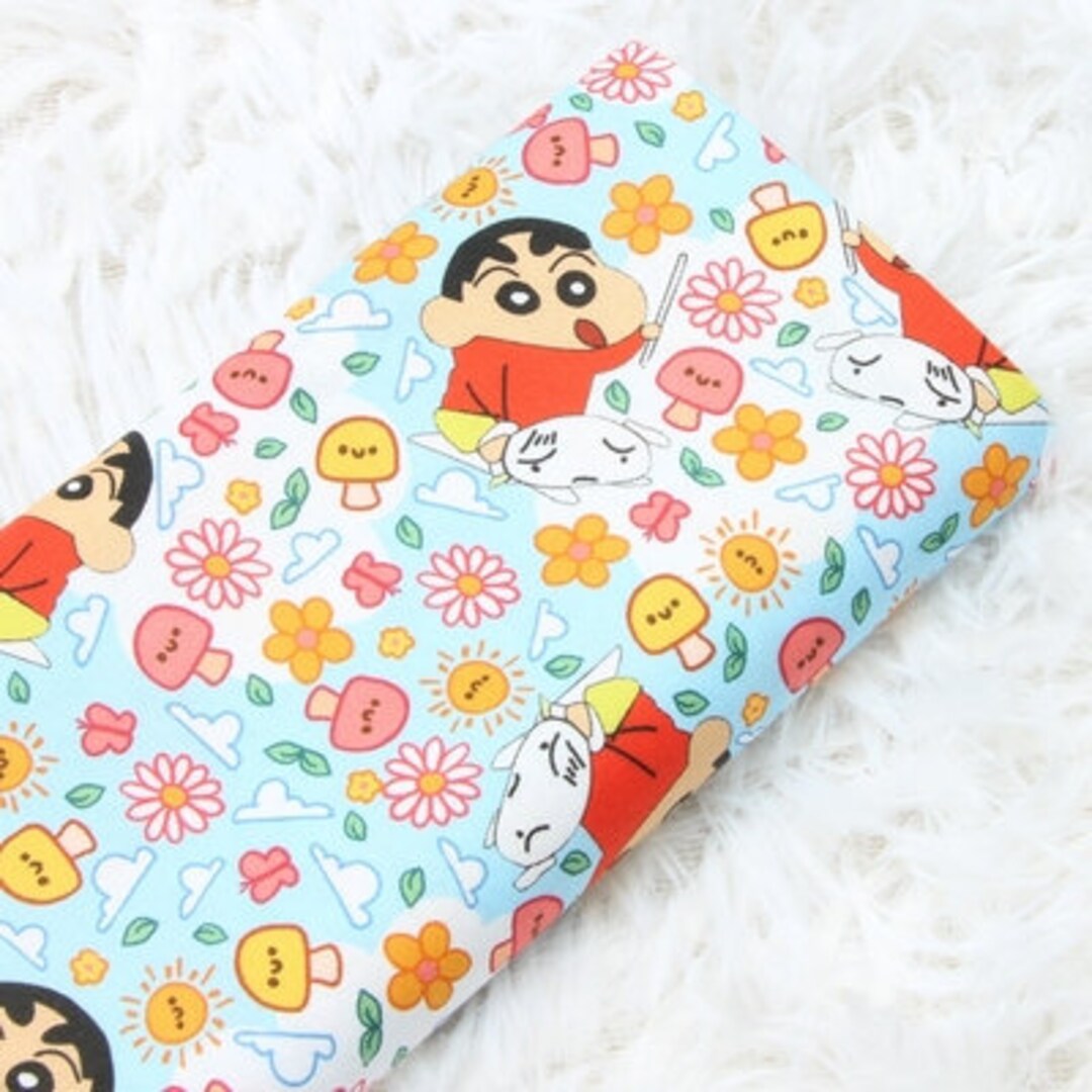 Crayon Shin-chan Fabric Shinnosuke Hiroshi Misae Fabric Japanese ...