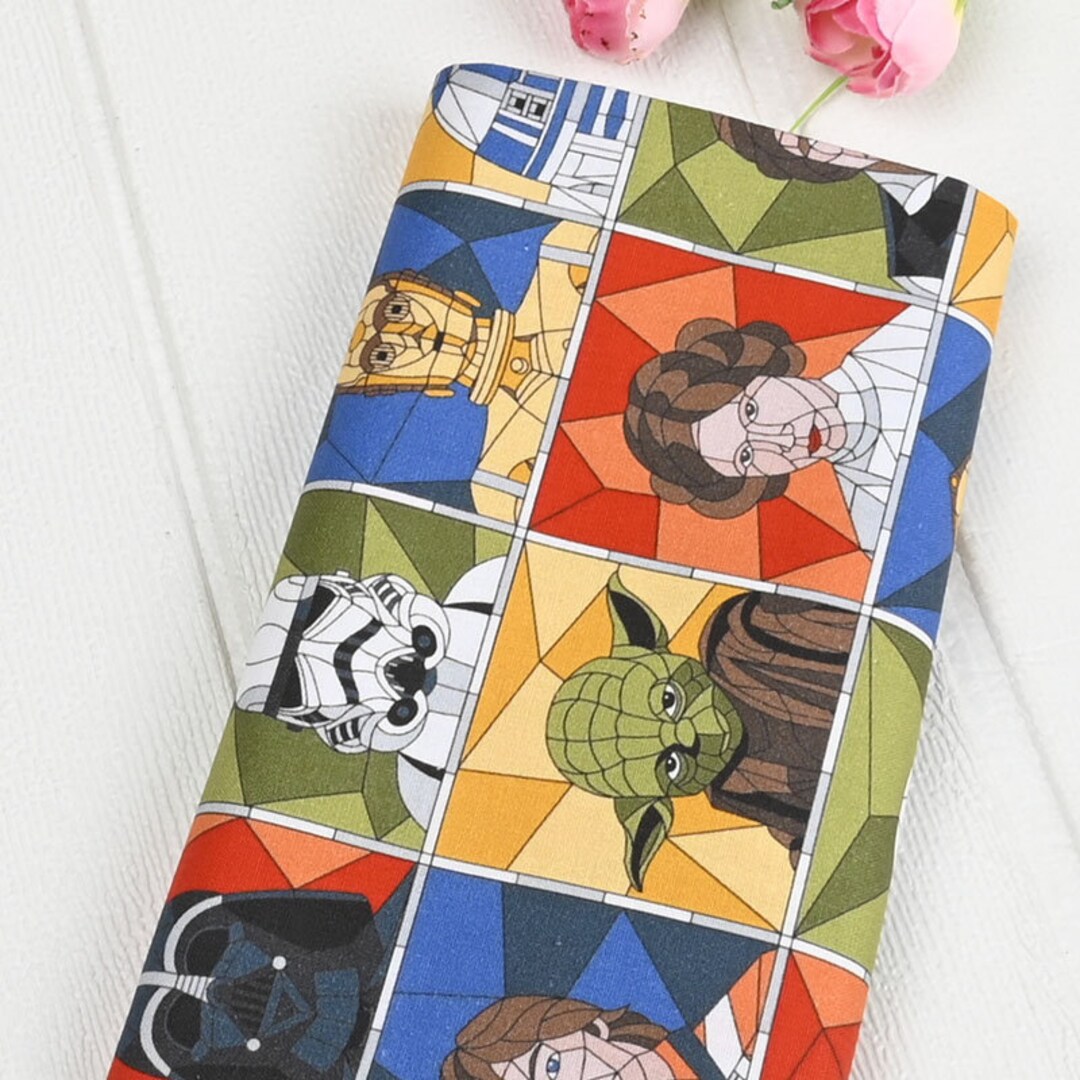Baby Yoda Fabric Star Wars Mandalorian the Child Fabric Anime Cotton ...