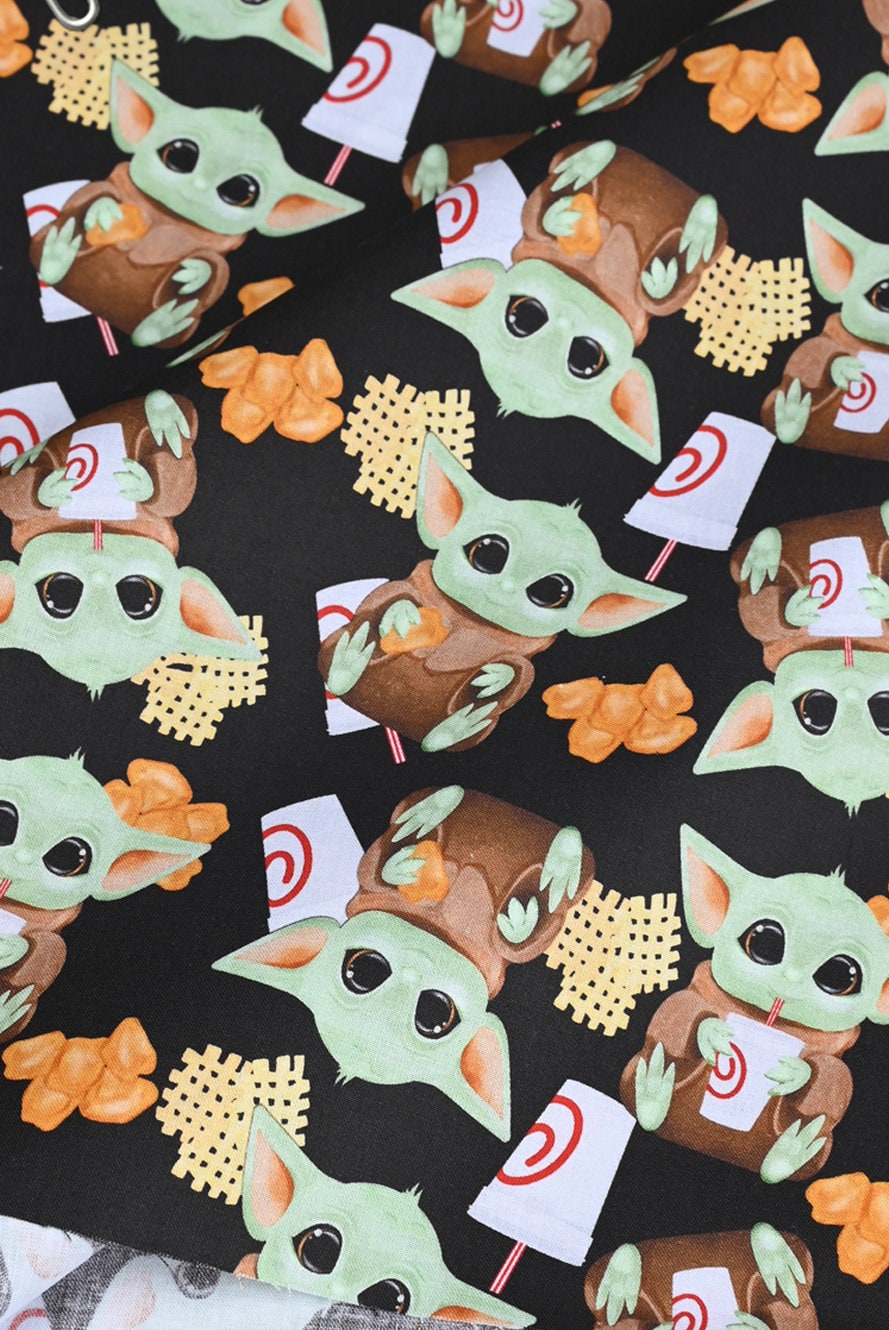 Baby Yoda Fabric Star Wars Mandalorian Fabric Grogu Fabric - Etsy Australia