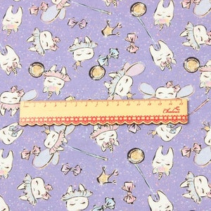 Baby Teeth Fabric Teeth Fairy Fabric Dentist Fabric Cotton Fabric by ...