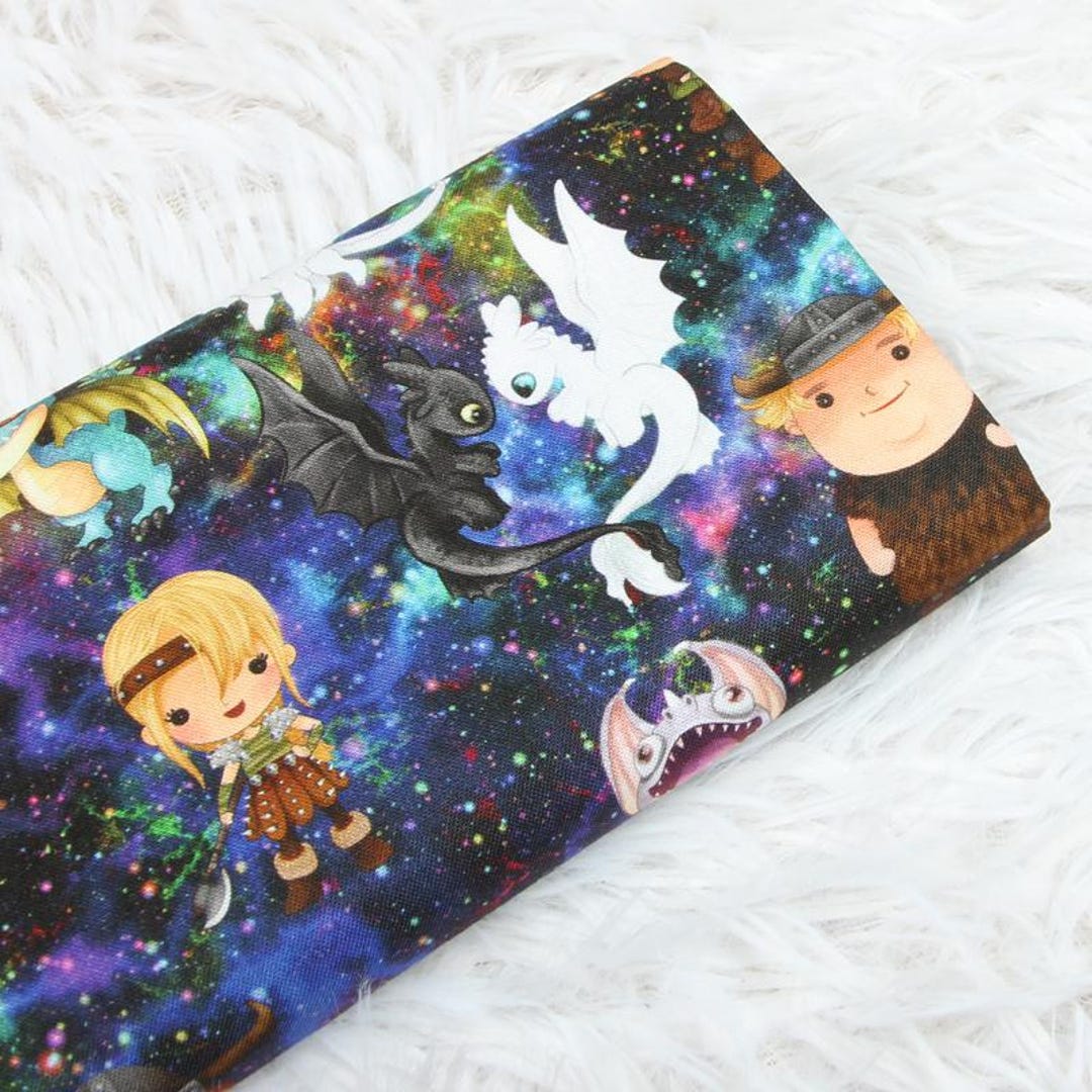 How to Train Your Dragon Fabric Toothless Fabric Cotton Fabric by the ...