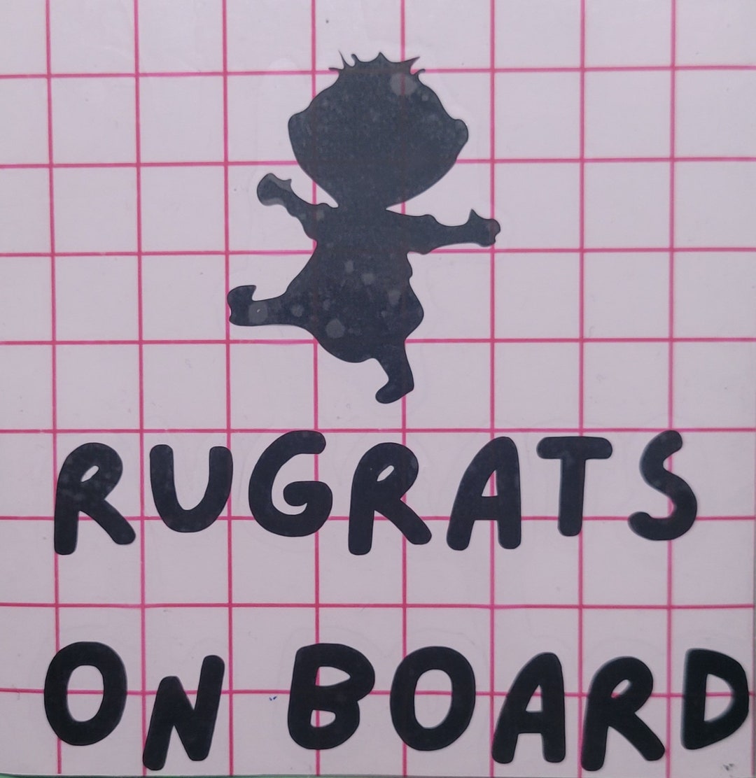 RUGRATS ON BOARD Decal Custom 90s Baby Waterproof Vinyl Sticker for Car ...