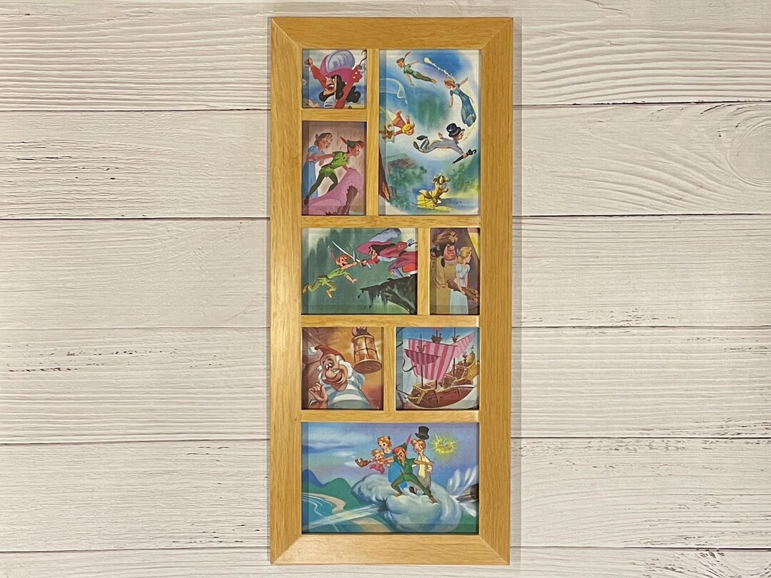 Peter Pan Framed Illustrations From a Vintage Little Golden Book by ...