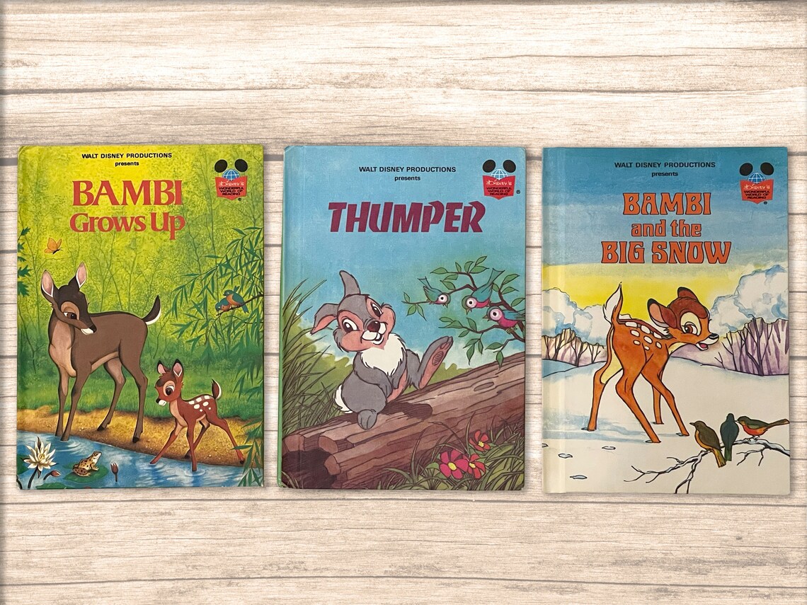 Bambi Grows Up, Thumper, Bambi and the Big Snow - Disney’s Wonderful ...