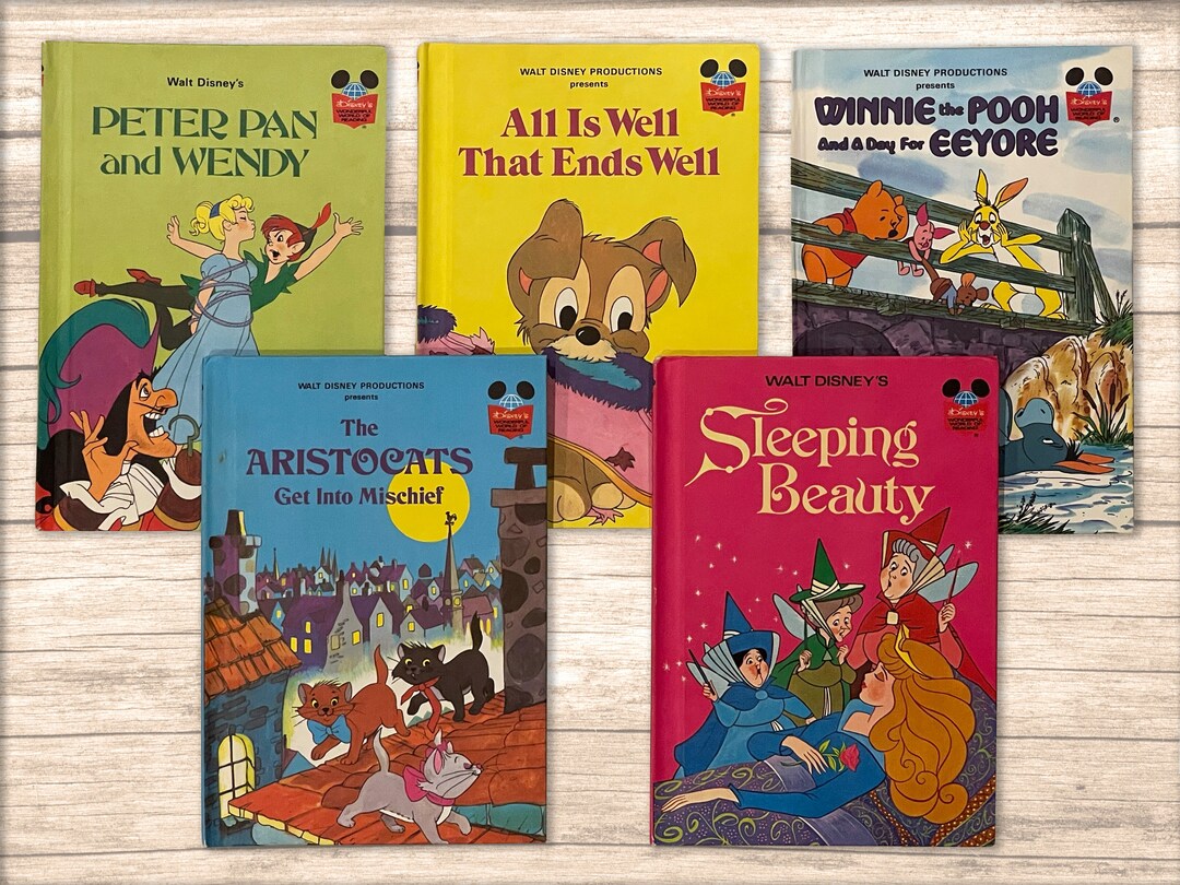 Disney’s Wonderful World of Reading - Set of 5 Hardcover Books - Etsy