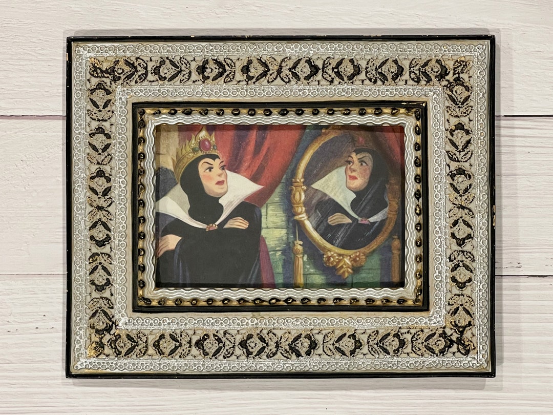 The Evil Queen Illustrated and Framed Page From a Vintage Little Golden ...