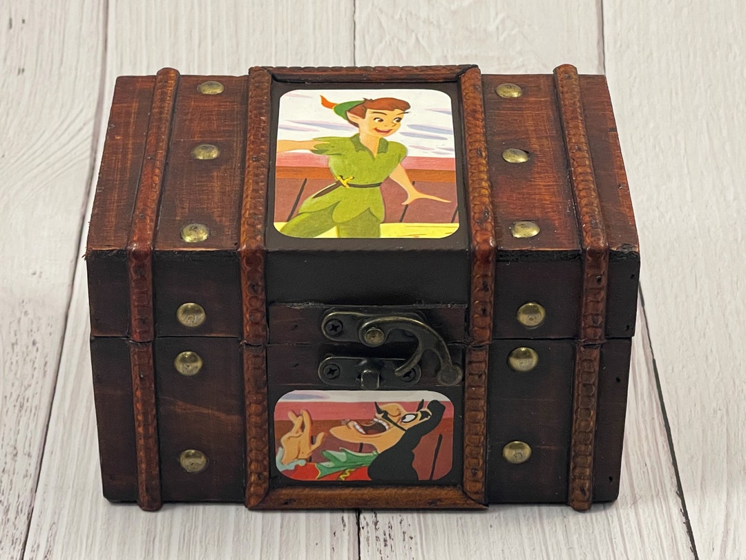 Wooden Treasure Chest Featuring Illustrations From the Vintage Little ...