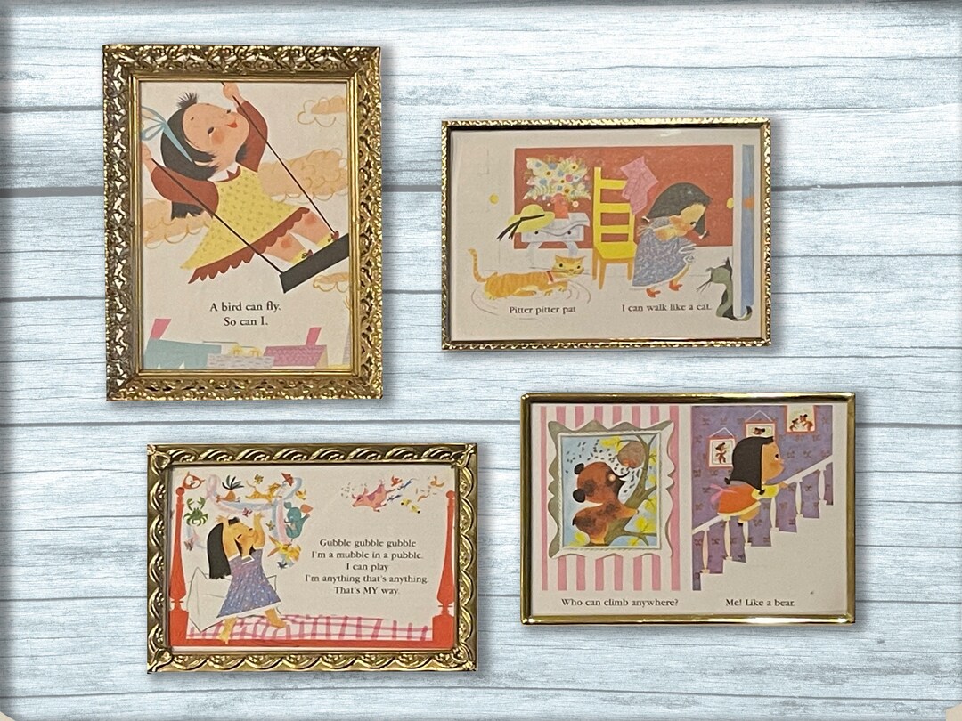 I Can Fly Illustrated Pages From a Vintage Little Golden Book - in ...