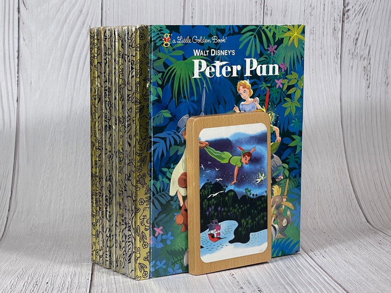 Little Golden Books "peter Pan" Small Bookends for Children's Room by ...