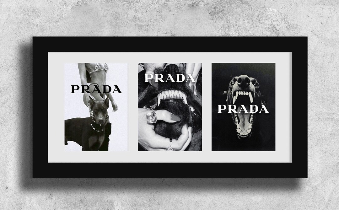Prada Designer digital Posters X3 ISO SIZE - Etsy