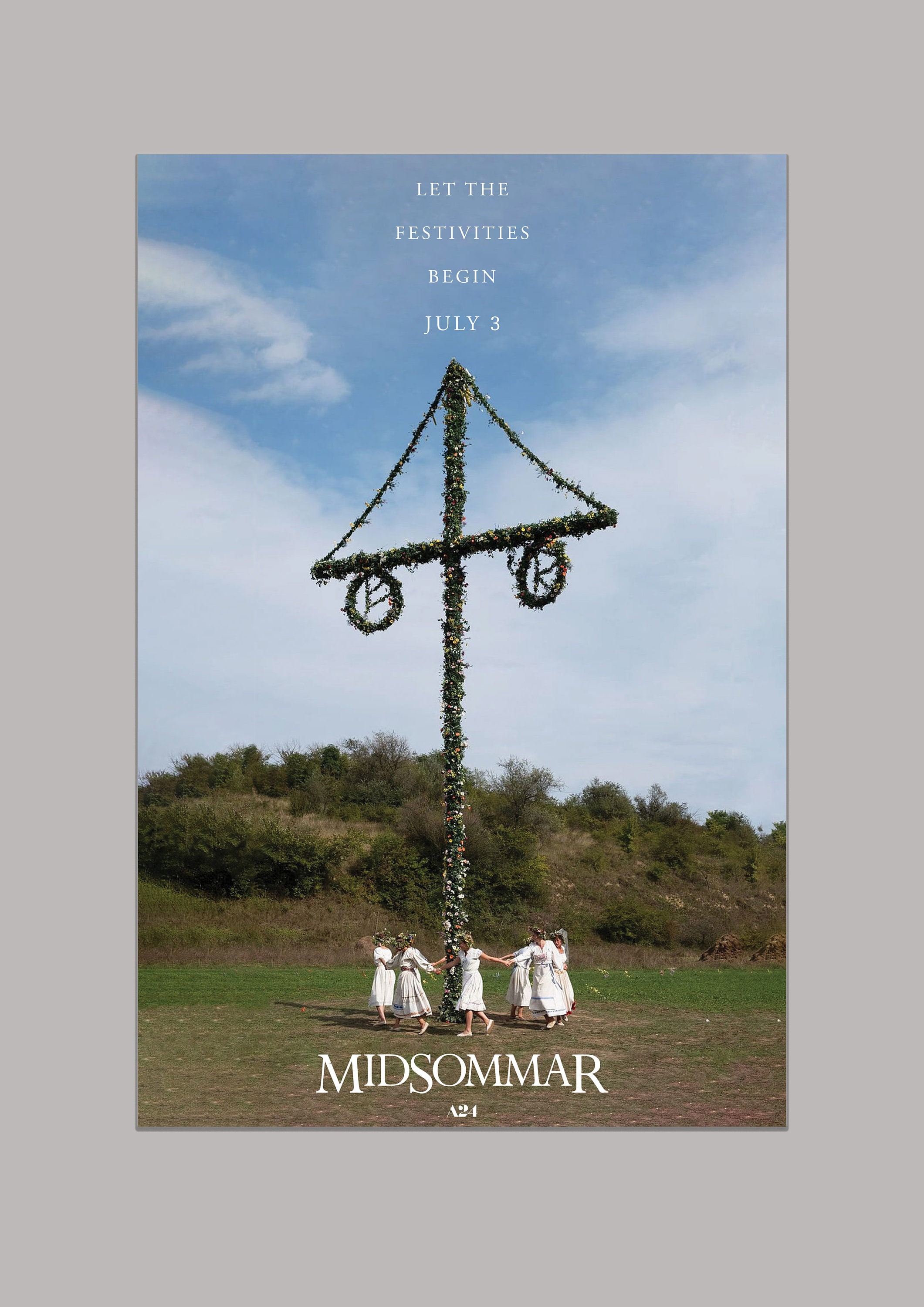 MIDSOMMAR A24 Digital Horror Movie Poster 4 SIZES - Etsy