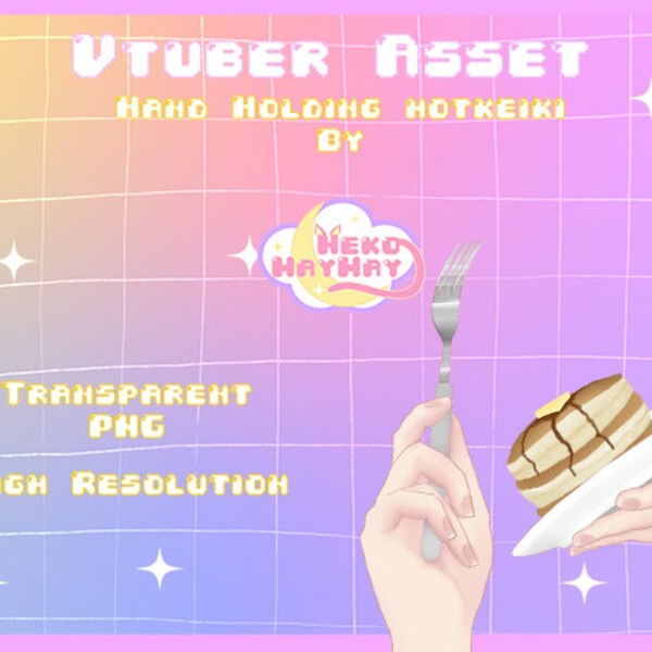 Vtuber Assets Hands Holding - Etsy