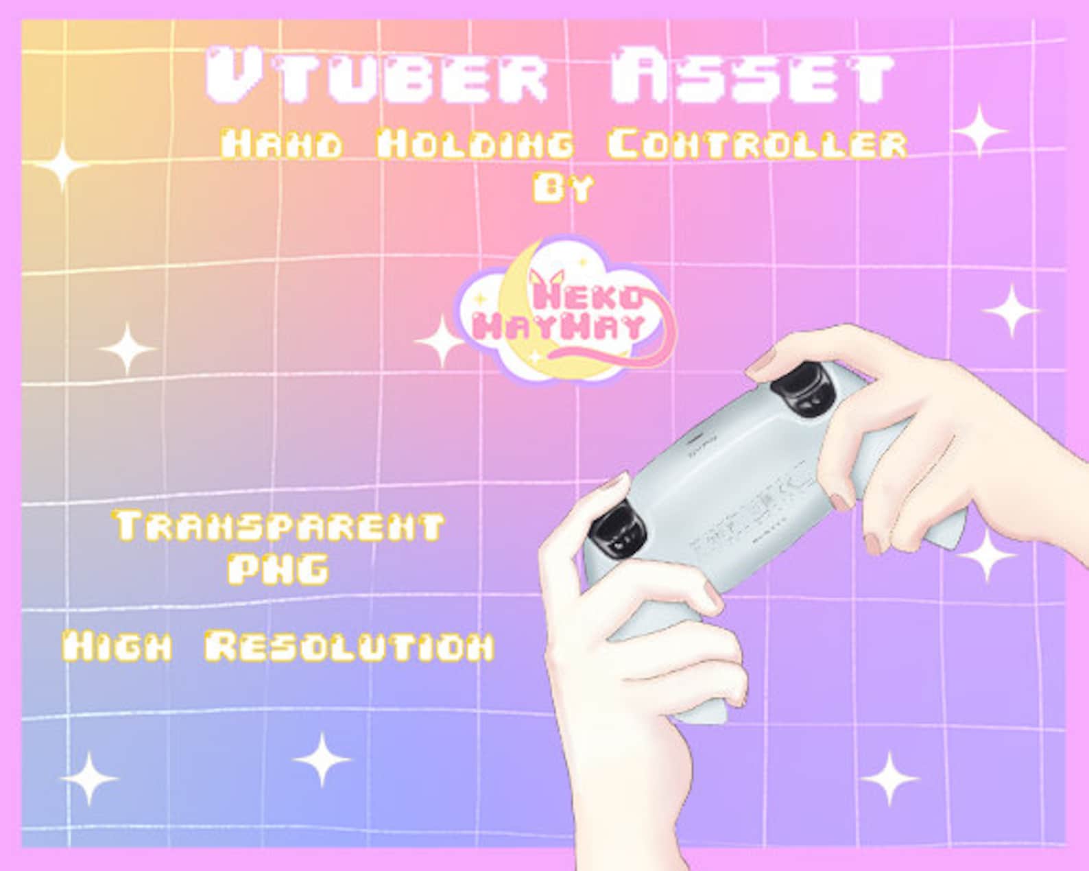 Vtuber Asset Hands on Controller - Etsy