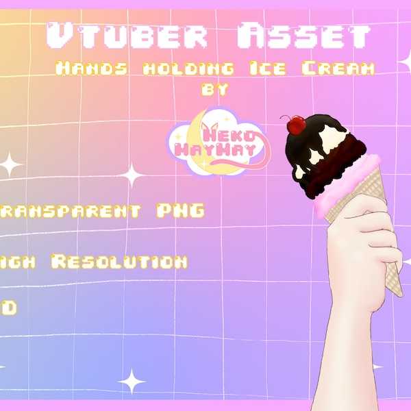 Vtuber Holding Asset - Etsy