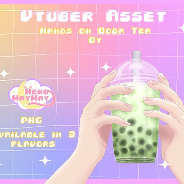 Boba Vtuber Asset - Etsy