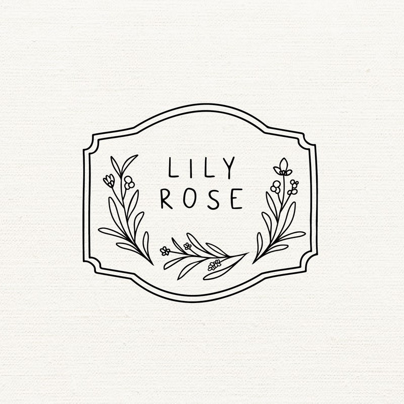 Floral Logo - Etsy