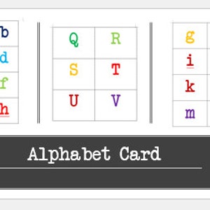 ABC Colorful Cards. Alphabet Cards. Rainbow Letter Flash Cards ...