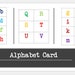 ABC Colorful Cards. Alphabet Cards. Rainbow Letter Flash Cards ...