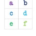 ABC Colorful Cards. Alphabet Cards. Rainbow Letter Flash Cards ...