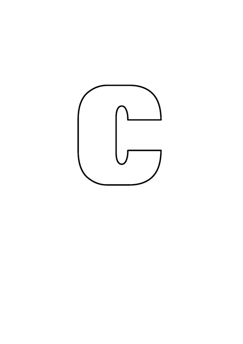 Printable Letters, Printable Alphabets, Uppercase Letters ABC Lower ...