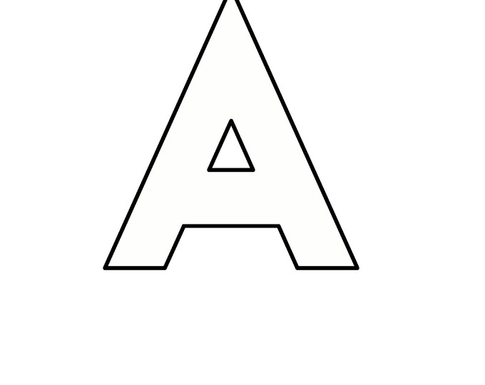 ABC Capital Letters Pdf Full Alphabet & Individual Letters Total 27 ...